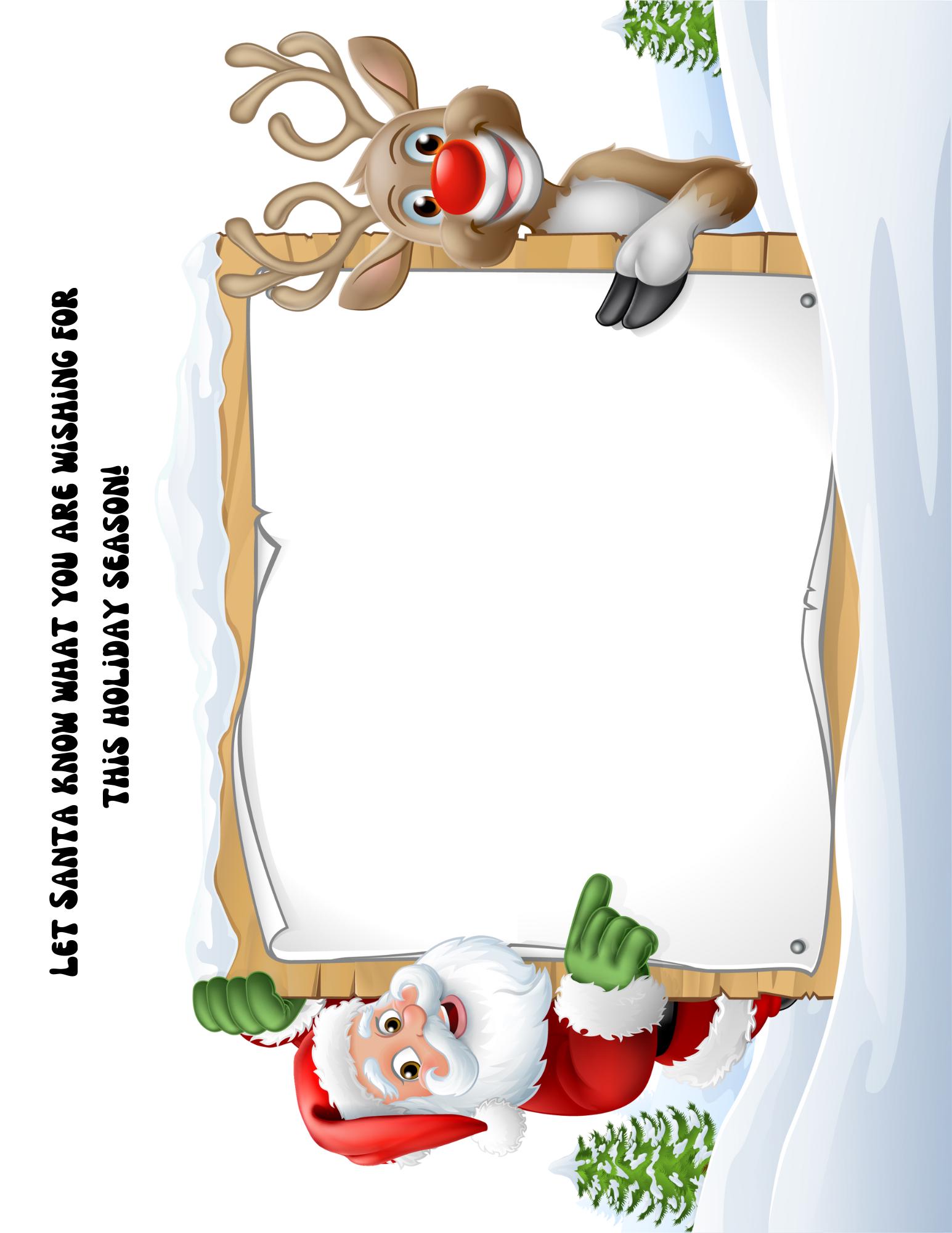 Santa Wishlist Worksheet - Etsy