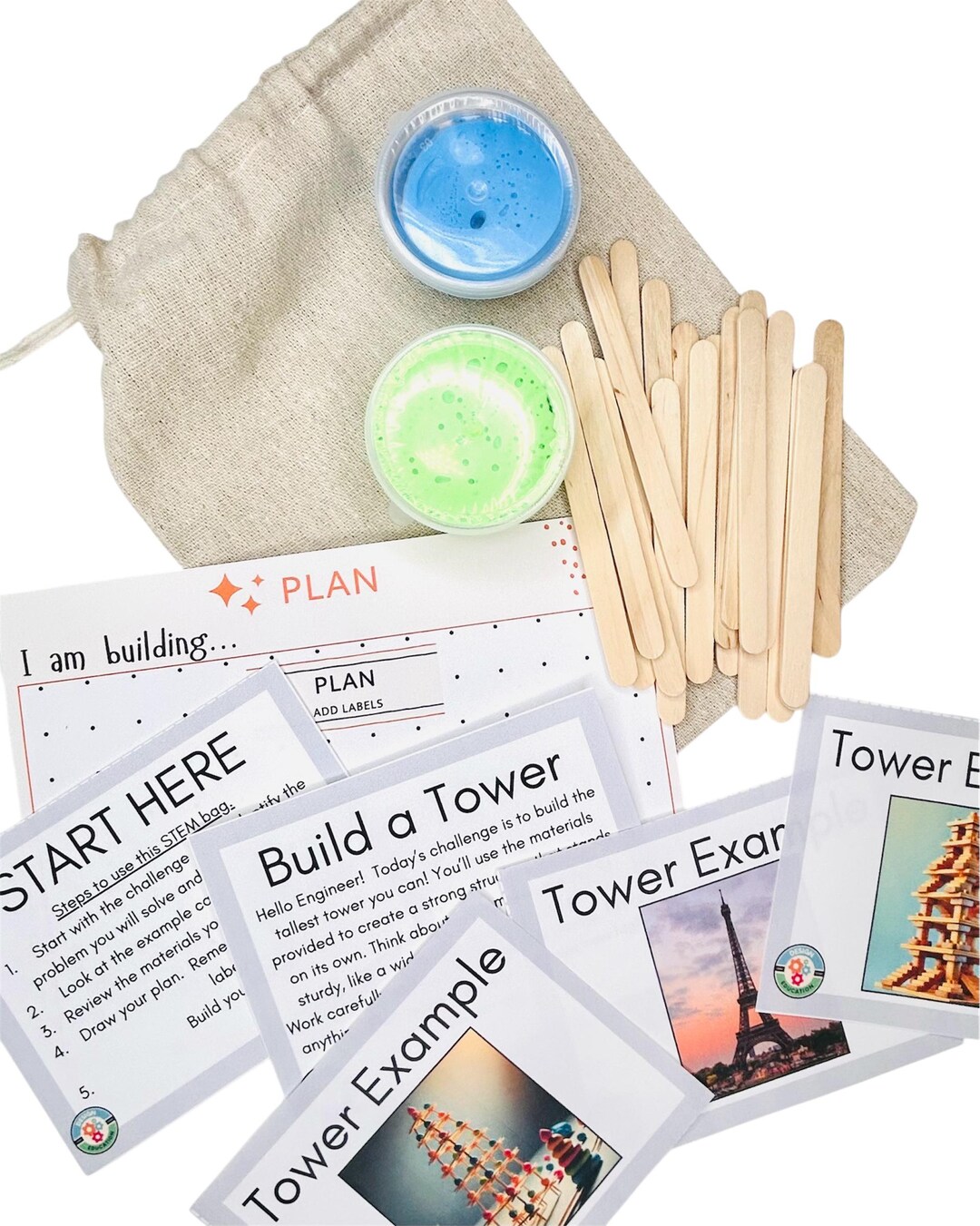 STEM Challenge Activity Bags for Kids – Hands-on Learning | Perfect for ...