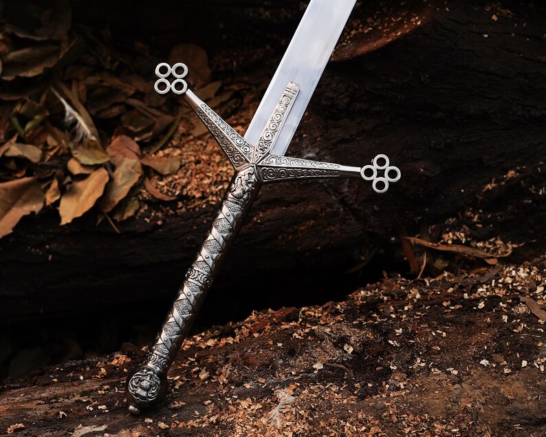 Handmade Scottish Claymore Sword | Highland Medieval Sword | Steel ...