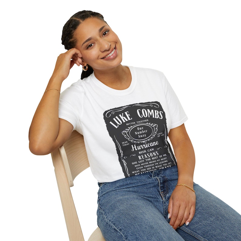 Luke Combs 2026 World Tour Country Western Music Unisex Softstyle T ...