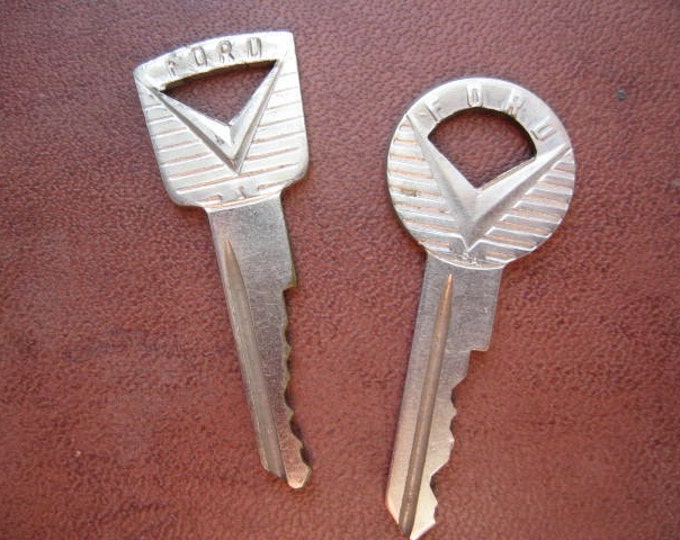 Vintage 1960s Pair of Ford Keys for Old Ford Car or Truck - Etsy