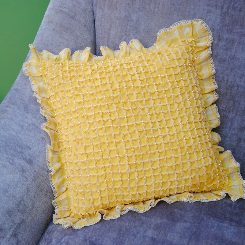 Smocked Pillow - Etsy