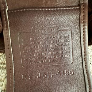 Coach Vintage Belted Pouch Bag 4156 Mahogany With Brass - SOHO Series ...