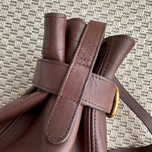 Coach Vintage Belted Pouch Bag 4156 Mahogany With Brass - SOHO Series ...