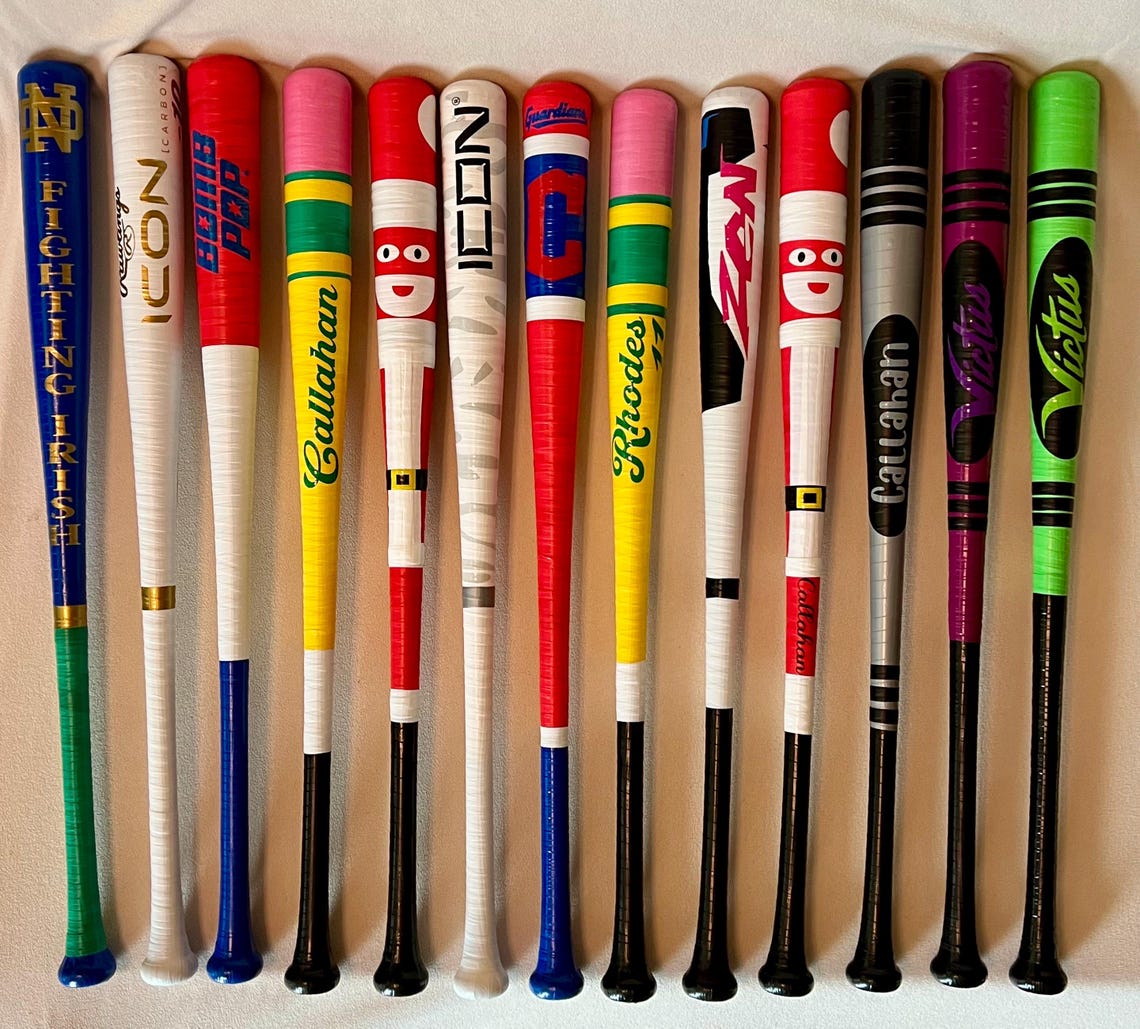Custom High Quality Plastic Baseball Bats - Etsy