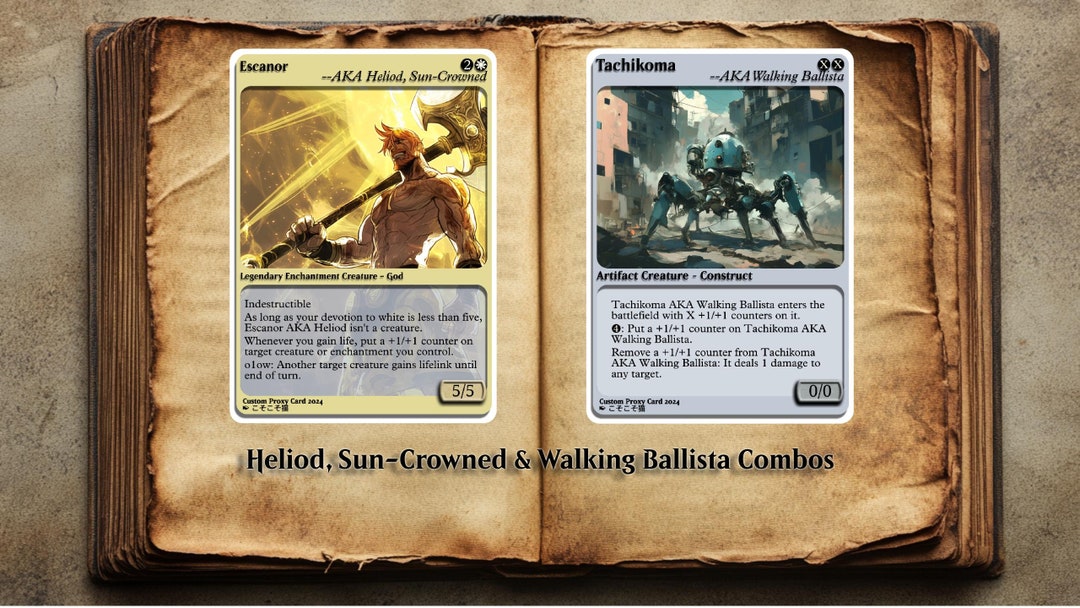 Heliod Sun Crowned and Walking Ballista Combo Magic the Gathering MTG ...