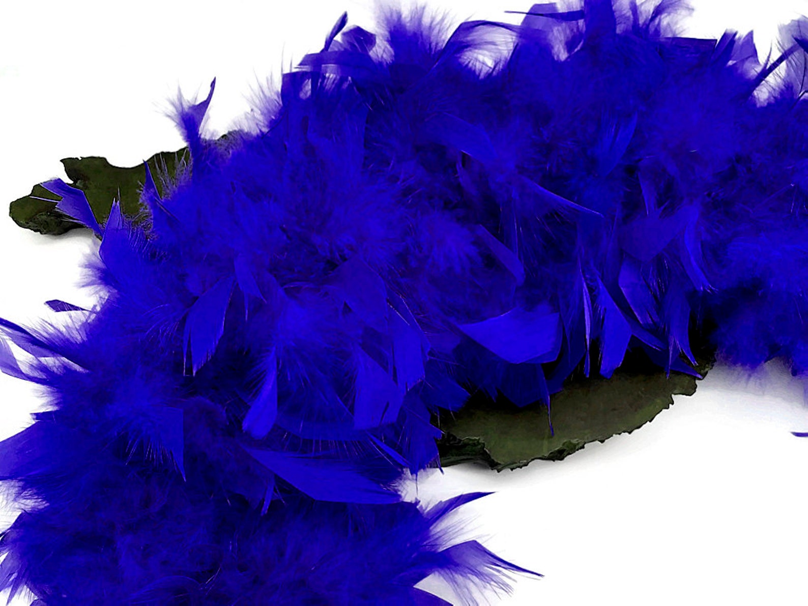 Large Chandelle Boa, 2 Yards - Royal Blue Heavy Weight Chandelle ...