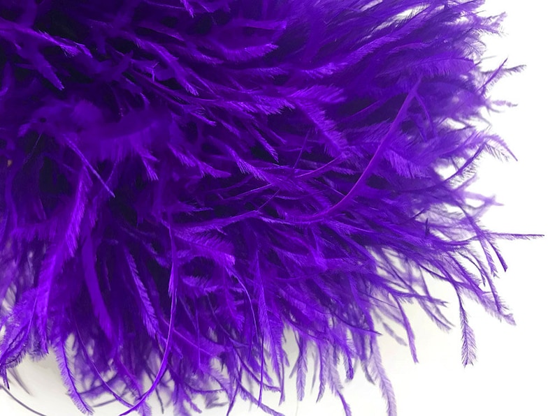 Purple Ostrich Feathers, 1 Yard - Purple Ostrich Fringe Trim Wholesale ...