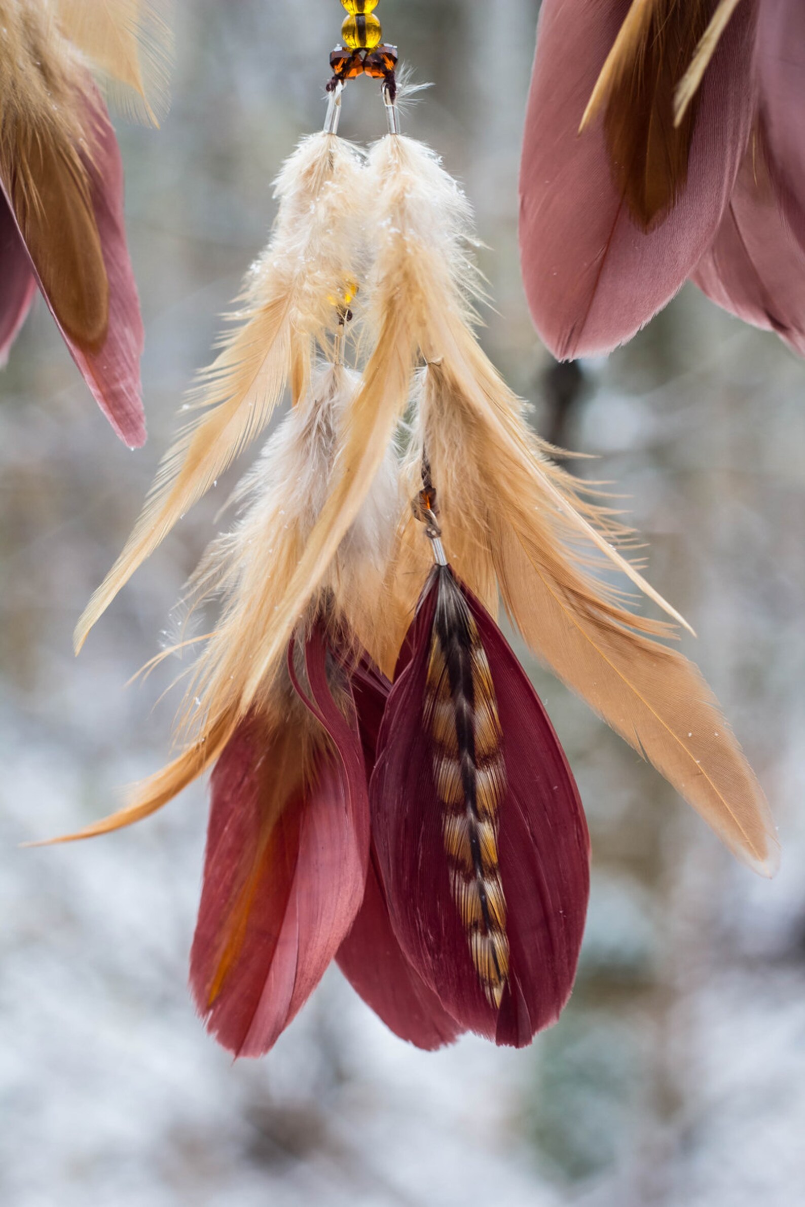 Goose Feathers 1 Pack Brown Goose Satinettes Loose Wing | Etsy