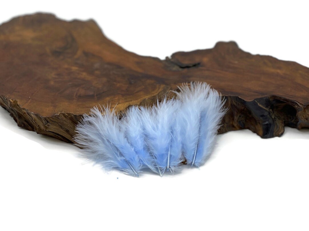 Down Feathers, 1 Pack - Baby Blue Turkey Marabou Short Down Fluff Loose ...