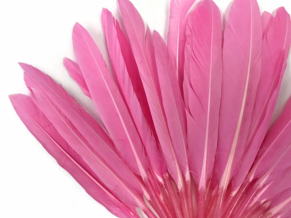 Duck Feathers 500 Pieces Candy Pink Duck Cochettes | Etsy