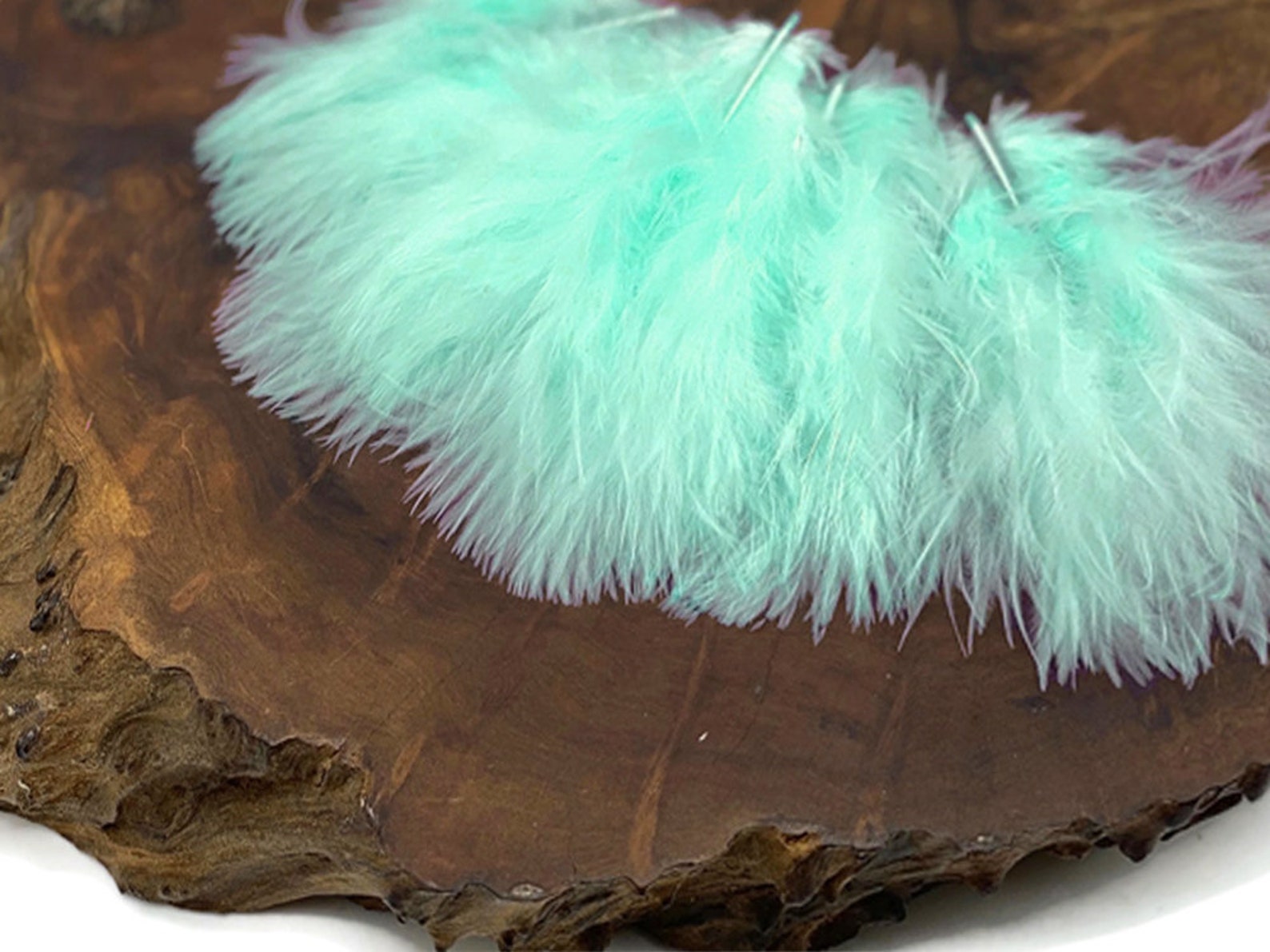 Fluffy Feather 1/4 Lb Aqua Blue Turkey Marabou Short Down - Etsy