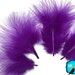 Purple Feathers, 1/4 Lb - PURPLE Turkey Marabou Short Down Fluffy Loose ...