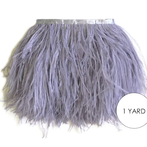 Grey Ostrich Feather - Etsy