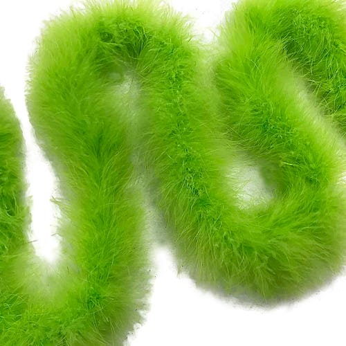Marabou Feather Craft Boas 15 Gram Lime Green Marabou Boa 2 - Etsy