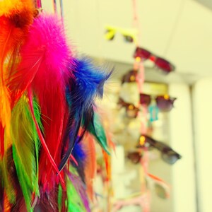 Rooster Trim, 1 Yard - Aqua Green Rooster Neck Hackle Saddle Feather ...