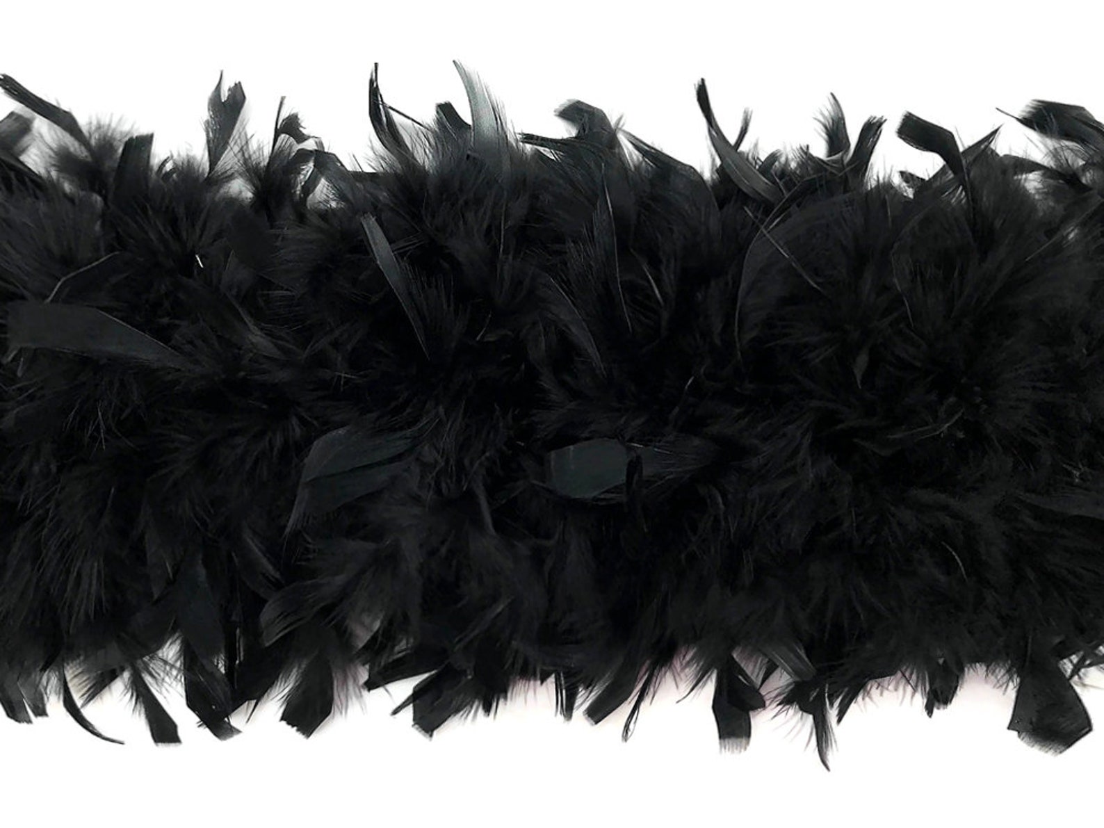 Chandelle Boa 2 Yards Black Heavy Weight Chandelle Feather | Etsy