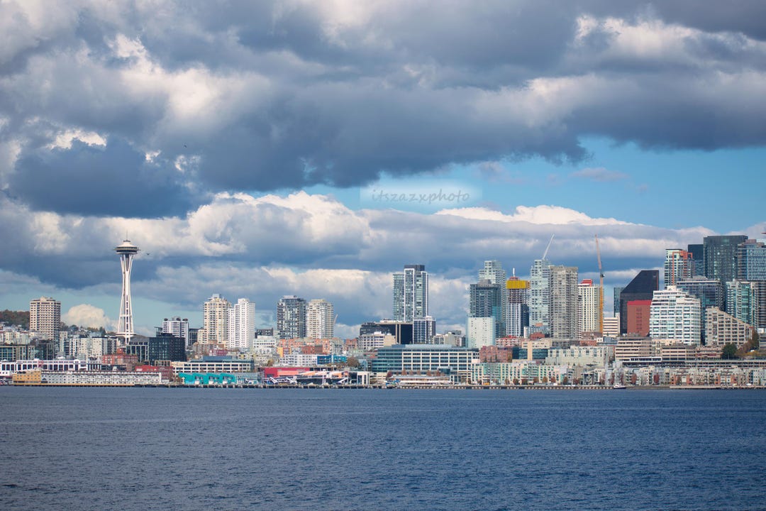Seattle View Digital Download 1 - Etsy