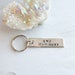 Custom Stamped Keychain - Etsy