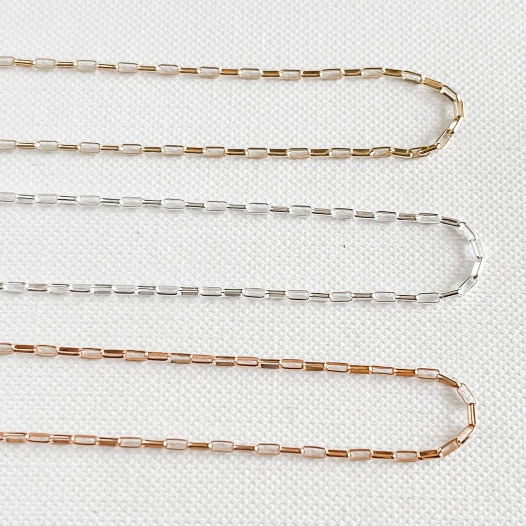 Flat Oval Rolo Chain - Etsy