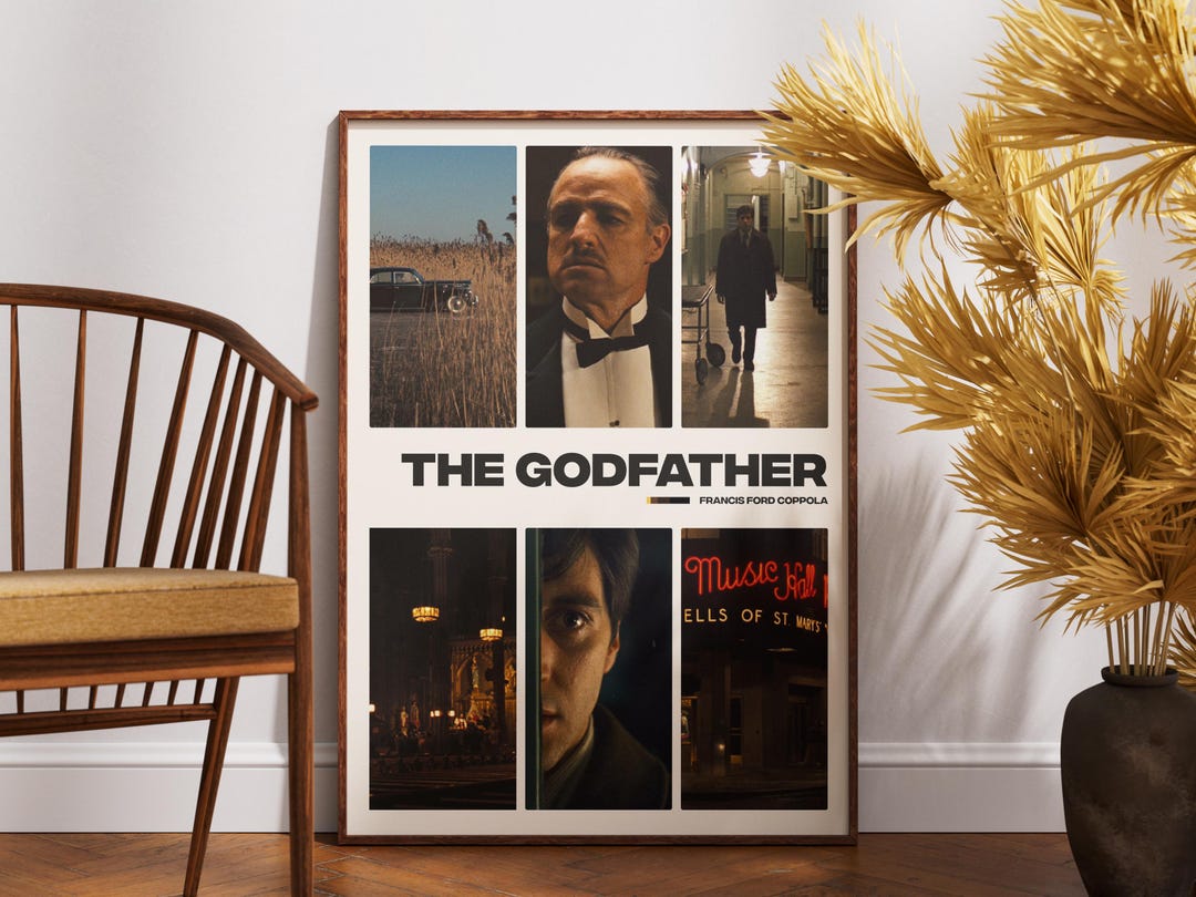 The Godfather Wall Art Wall Prints Home Decor DIGITAL FILES Gift Poster ...