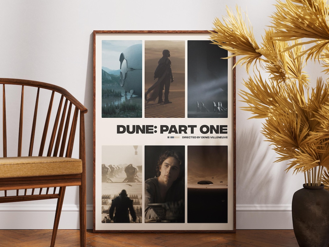 Dune Part One Wall Art Wall Prints Home Decor DIGITAL FILES Gift Poster ...