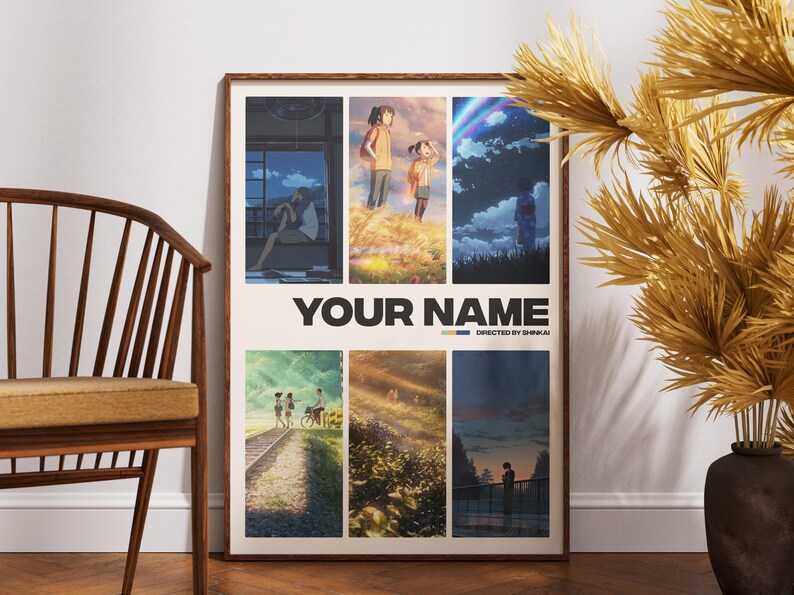 Your Name Poster Wall Art Wall Prints Home Decor DIGITAL FILES Gift ...