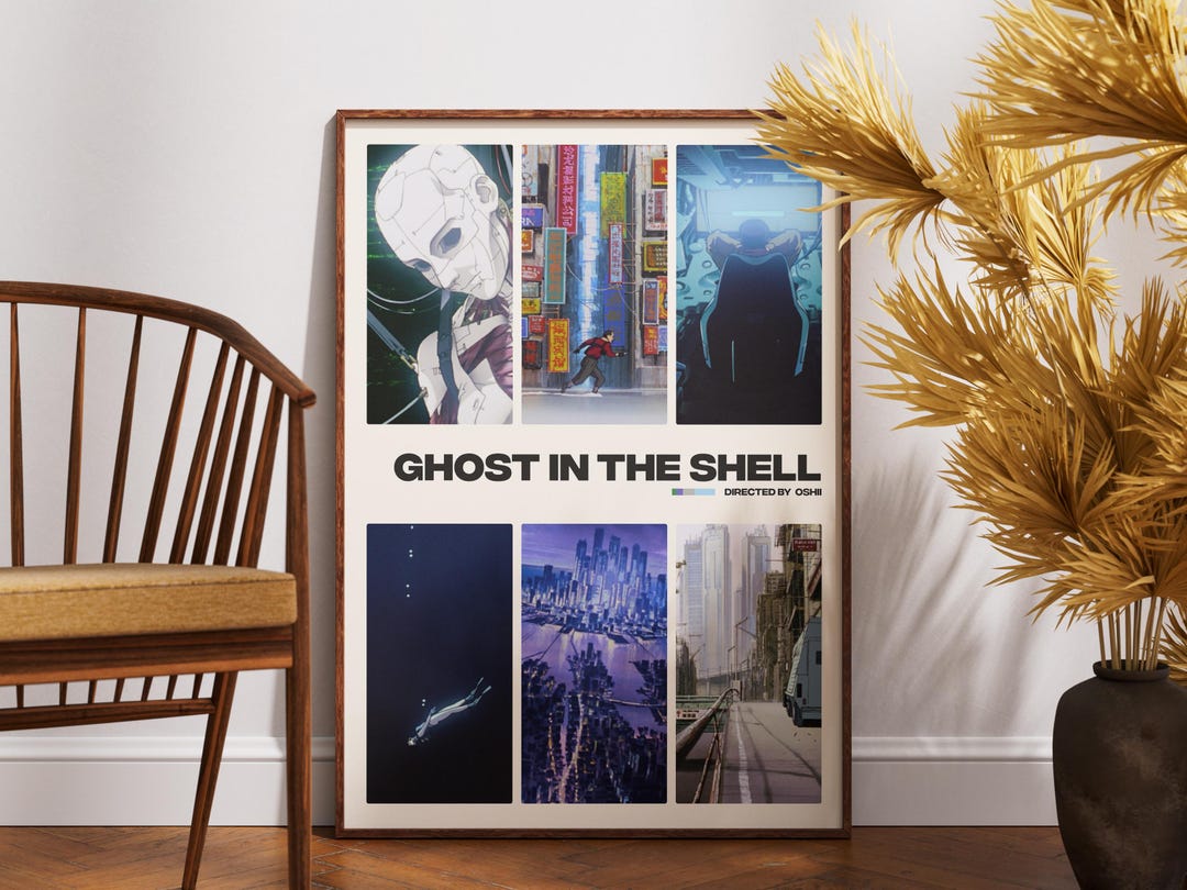 Ghost in the Shell Poster Wall Art Wall Prints Home Decor DIGITAL FILES ...