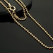 14kt Gold Filled Bead Chain With Spring Clasp 1.5mm - Any Length ...