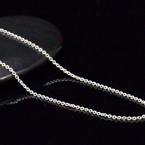 1.7mm Cable Chain Argentium Silver - Etsy