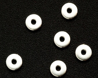 Sterling Silver Diamond Cut Beads Moon Cut Beads Corrugated - Etsy