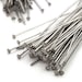 50 Economical Flat Head Pins Stainless Steel - 21 Gauge or 24 Gauge - 1 ...