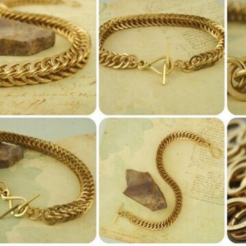 Golden Wheat Bracelet Tutorial Half Persian 4 in 1 - Etsy