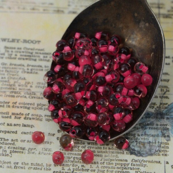 Small Glass Raspberry Beads - Etsy