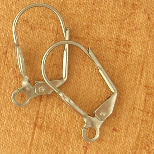 5 Pairs Round Leverback Ear Wires Surgical Stainless Steel - Etsy