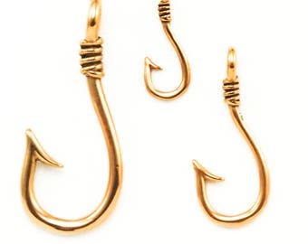 Fish hook clasp | Etsy
