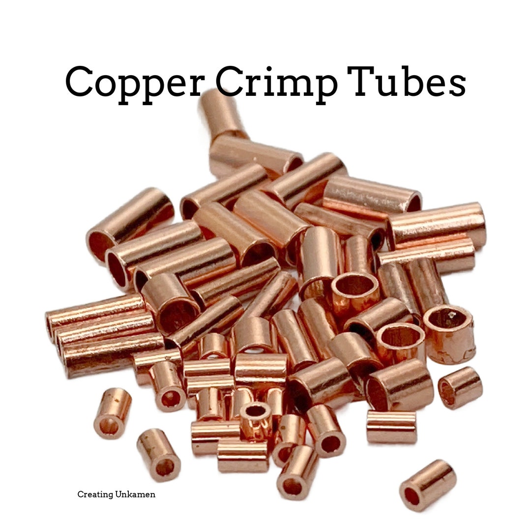 25 Copper Crimp Tubes in 5 Sizes - Best Commercially Made - 100% ...