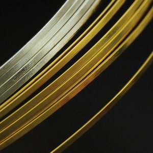 Best FLAT Bracelet Memory Wire - Made in the USA - Your Choice Silver ...