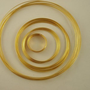 Memory Wire Sampler - 39 Loops in Silver, Gold, Copper, Hematite and ...