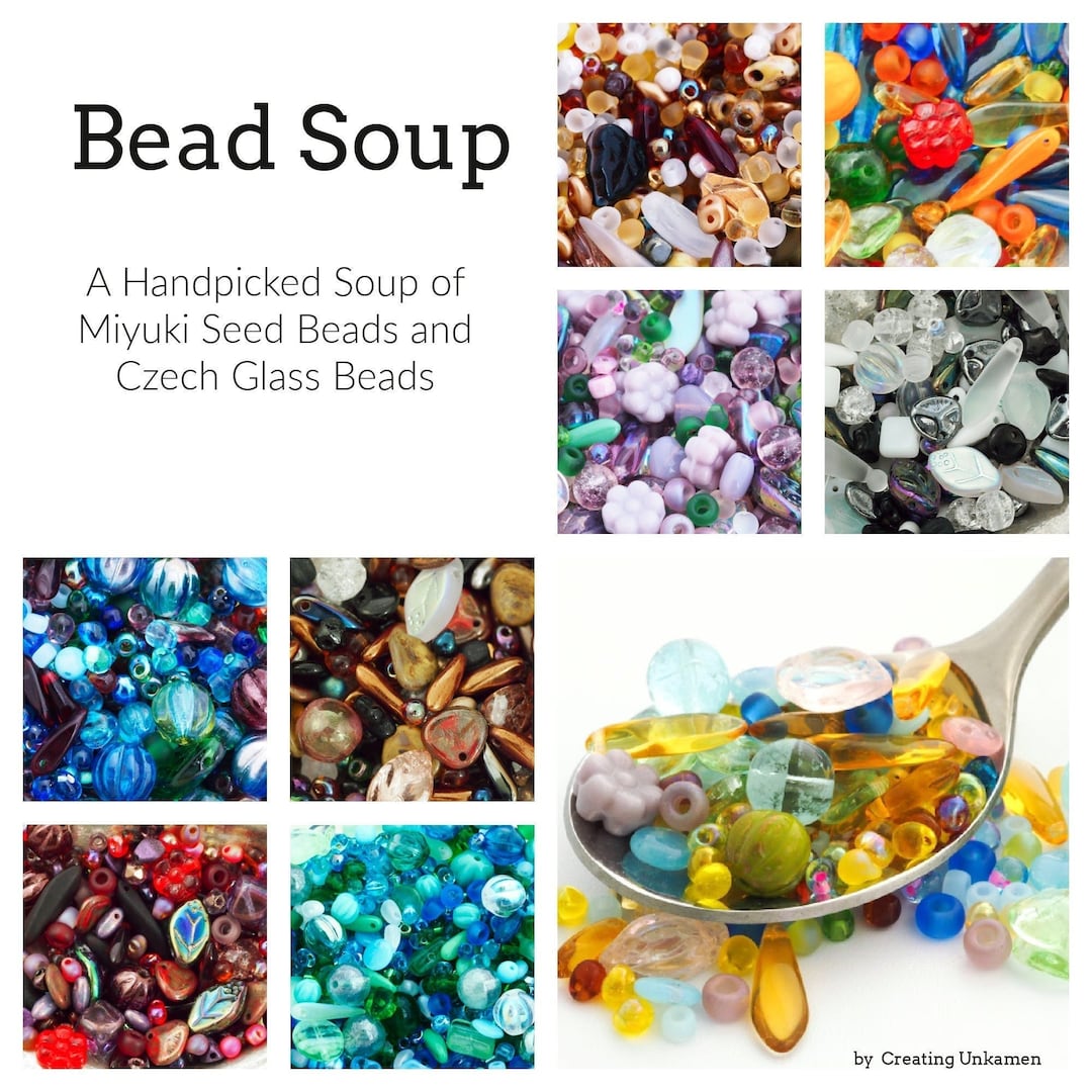 Bead Soups Handpicked Mixes of Miyuki Seed Beads and Czech - Etsy