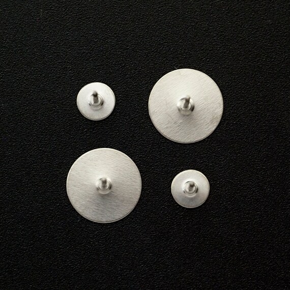 100% Titanium Post Earrings Kit Makes 3 Pairs With 5mm or - Etsy
