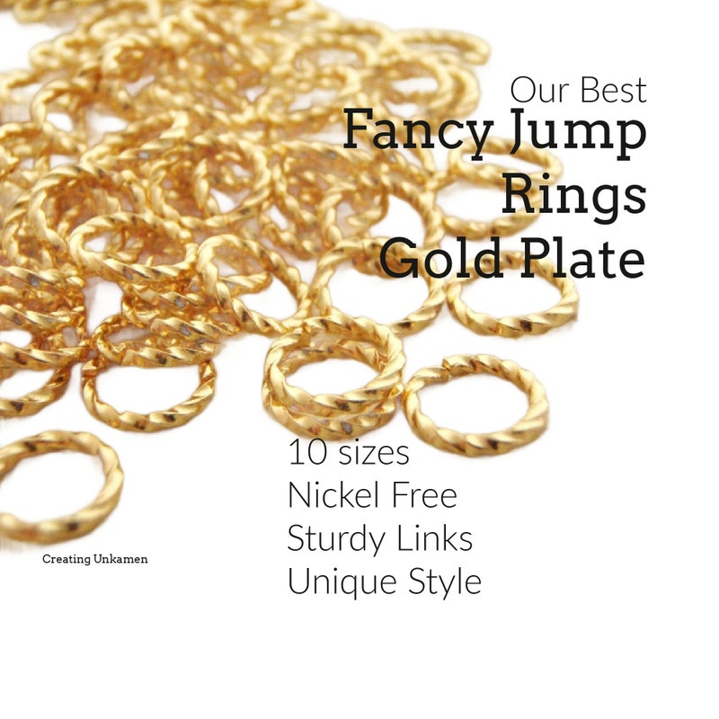 Fancy Jump Rings - Etsy