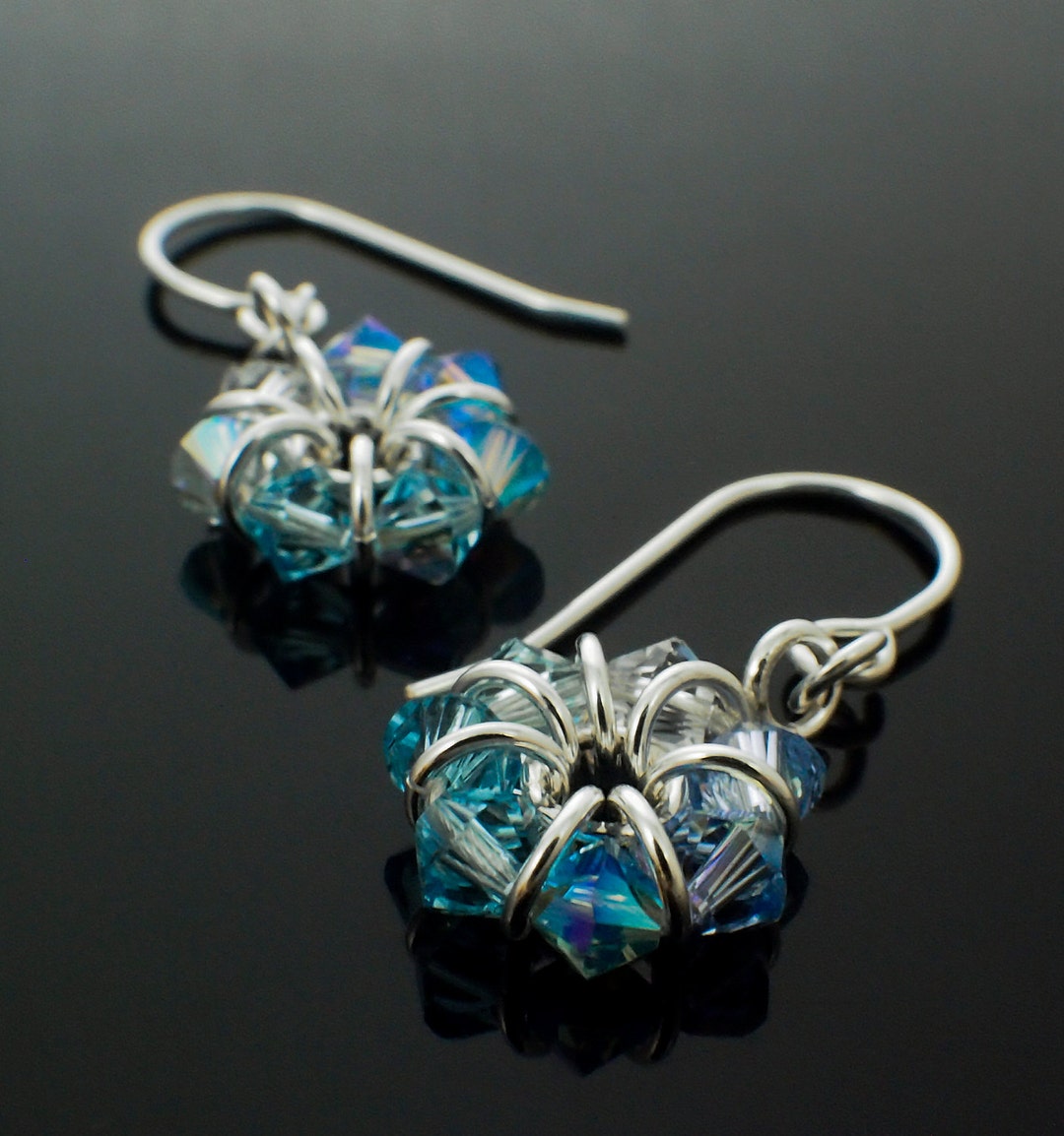 Crystal Eternity Pendant and Earrings PDF Tutorial - Etsy
