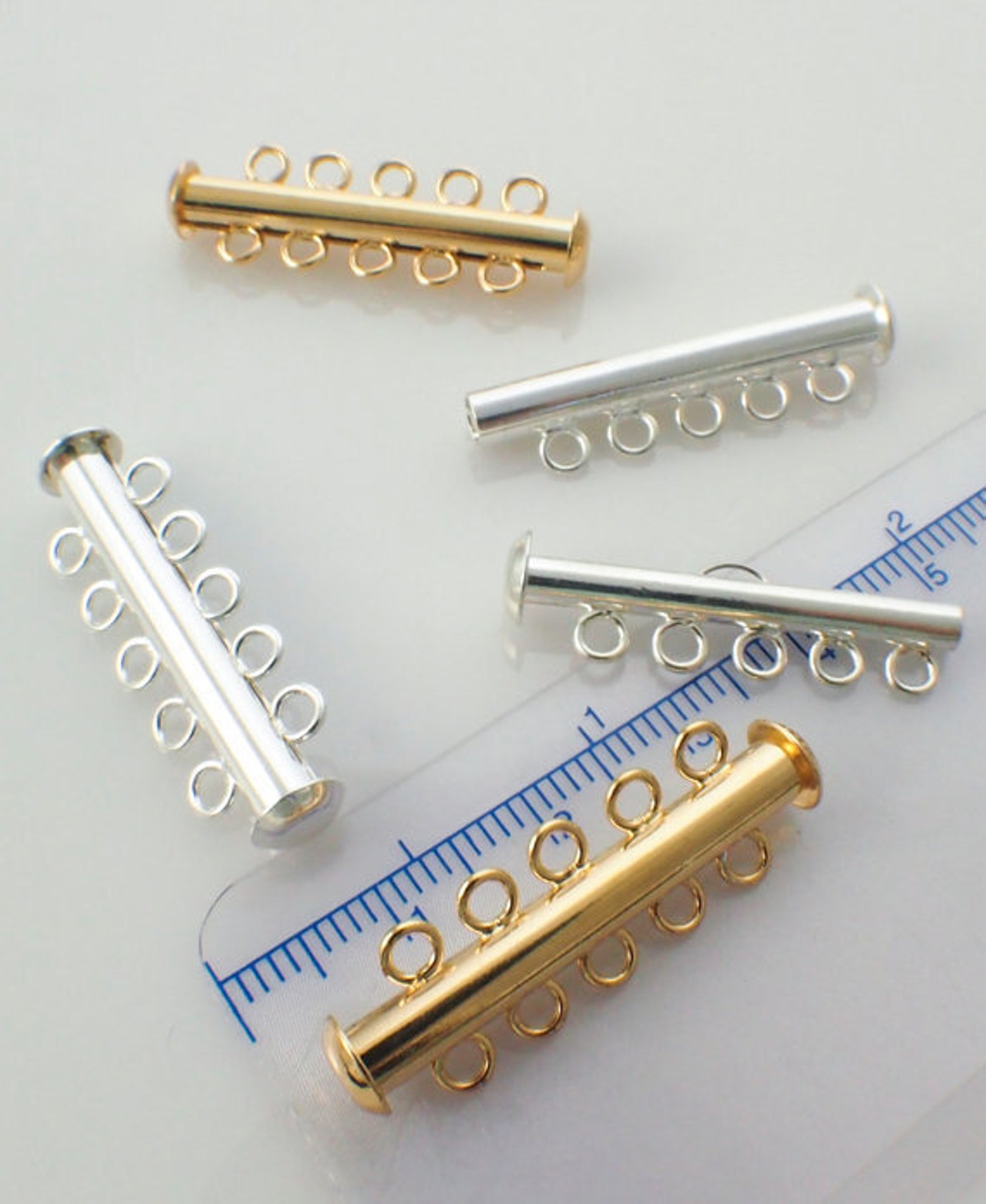4 Slide Lock Clasps 2 3 4 5 Strands You Pick From 7 | Etsy