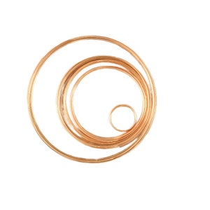 Memory Wire Sampler - 39 Loops in Silver, Gold, Copper, Hematite and ...