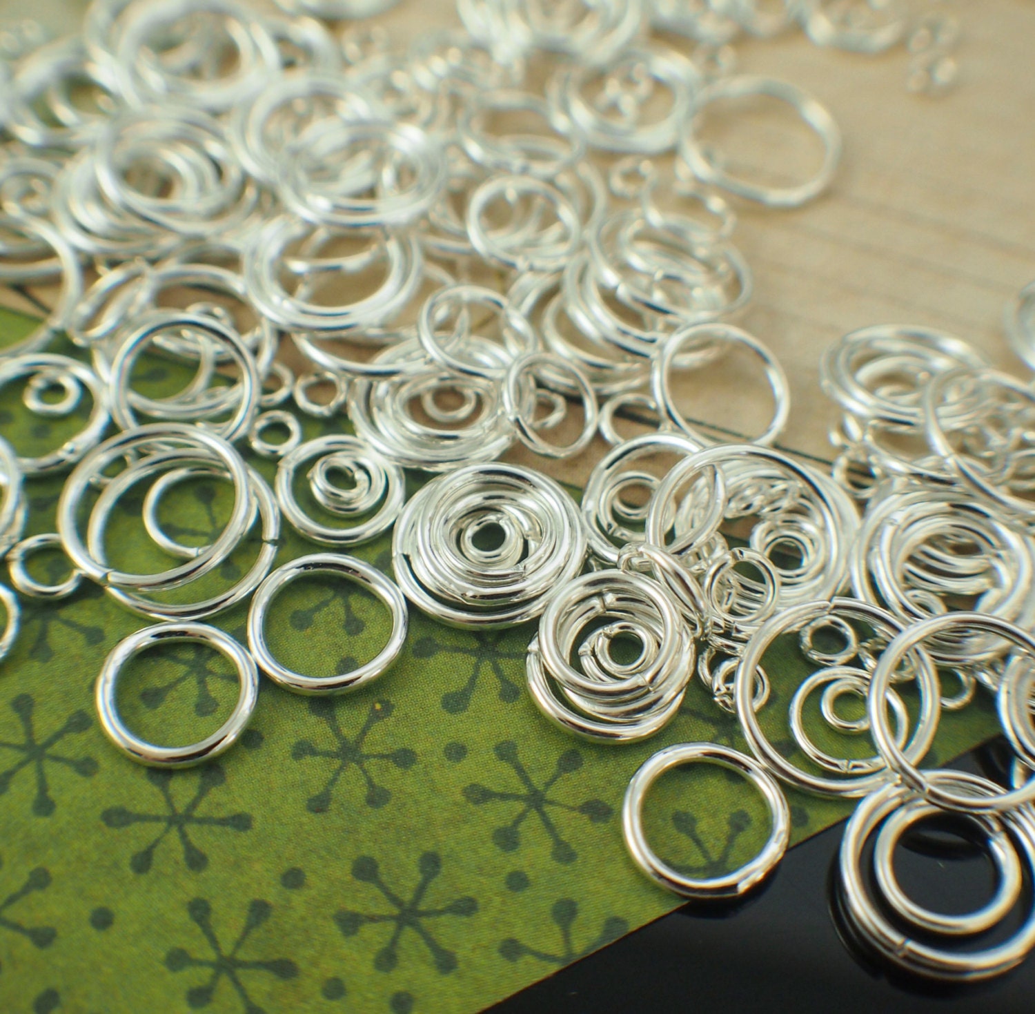 100 Silver Plated Jump Rings 22 20 18 16 Gauge Best - Etsy