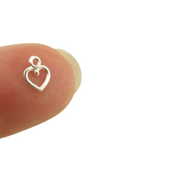 Tiny Silver Charms - Etsy