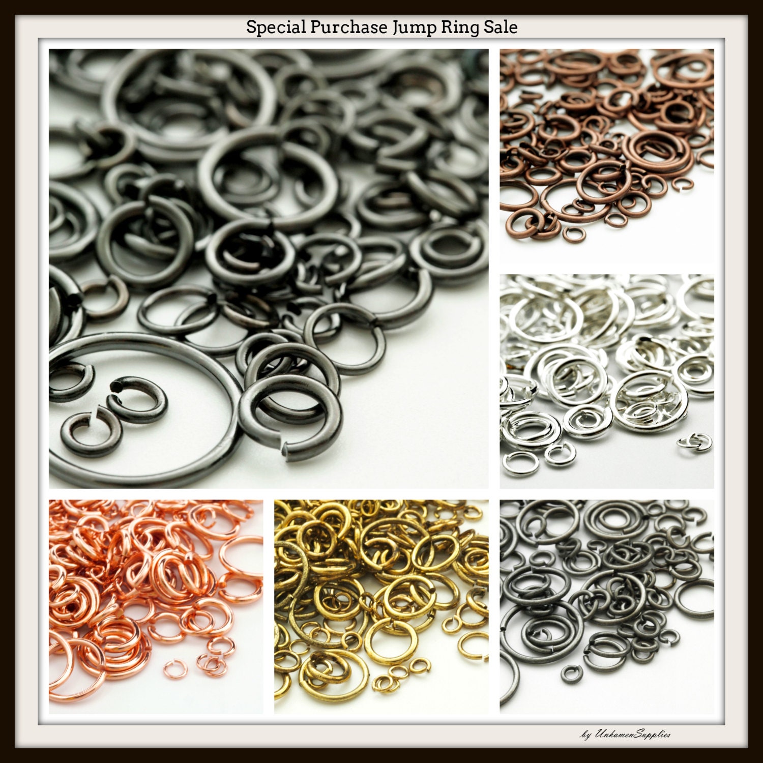 100 Economical Antique Copper Jump Rings Special Purchase in - Etsy