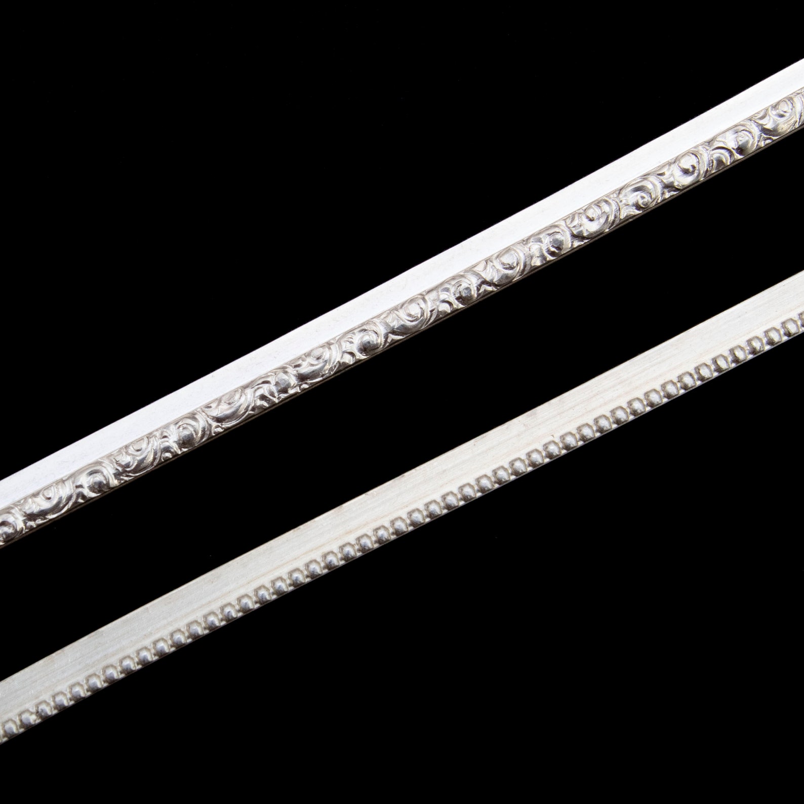 Sterling Silver Pattern Stepped Bezel Wire - by the Inch - Etsy