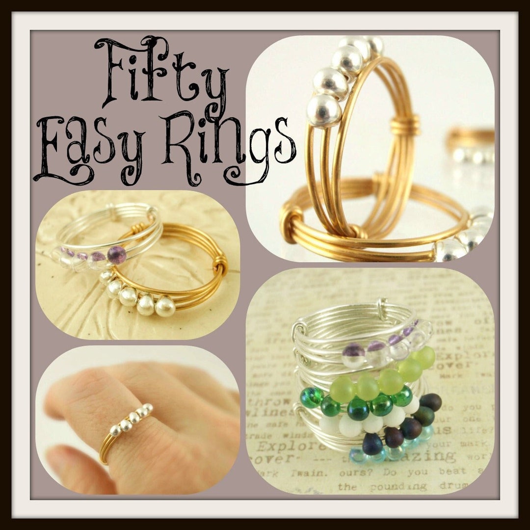 Easy Ring Tutorial One Great Design Fast Finger Ring Pdf - Etsy